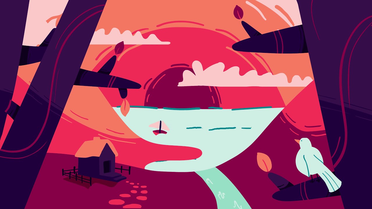 My TipTut Animation Tutorial (Flying Bird at Sunset)