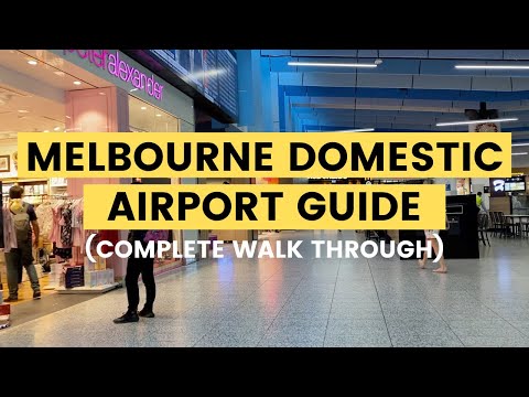 Melbourne Tullamarine Airport walkthrough Guide | Australian Domestic Airport Review