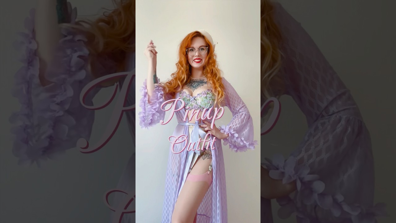 Serving classic pin-up energy with a modern twist❤️#PinUpFashion #Vintage #AltFashion #AestheticGirl