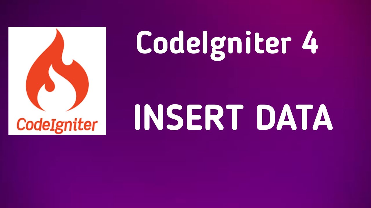 How to Insert Data in Database using Codeigniter 4 || insert record in Codeigniter 4 || insert data