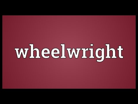 Wheelwright Meaning