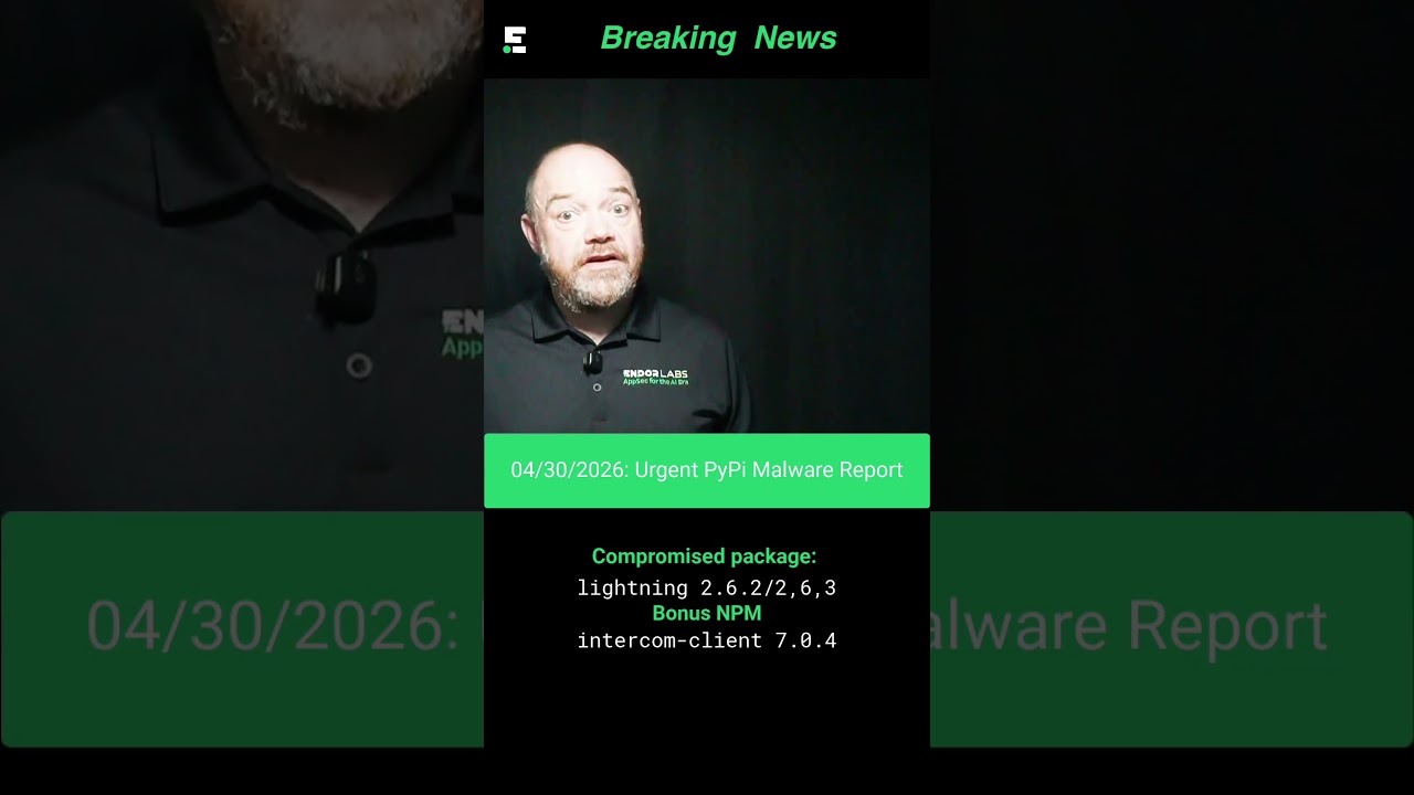 Popular lightning PyPI Package Backdoored in Latest Shai-Hulud Wave
