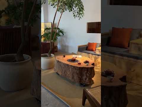 Solid Wood Stool Coffee Table Modern Farmhouse Side Table & Footrest#stool #cofeetable #decor