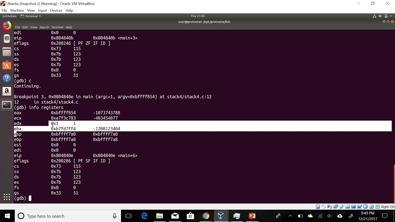 Exploit-Exercises Protostar Stack4 Exploit