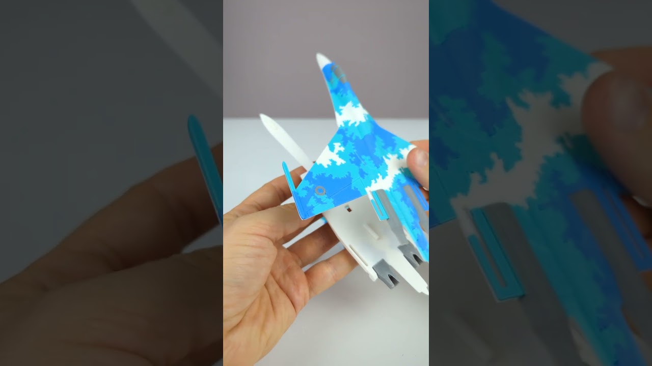 3D Printed SU-27 Flanker - Full Assembly #3dprinting #aircraft