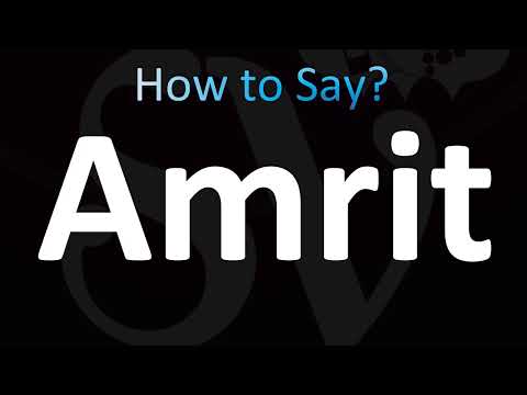 How to Pronounce Amrit (CORRECTLY!)