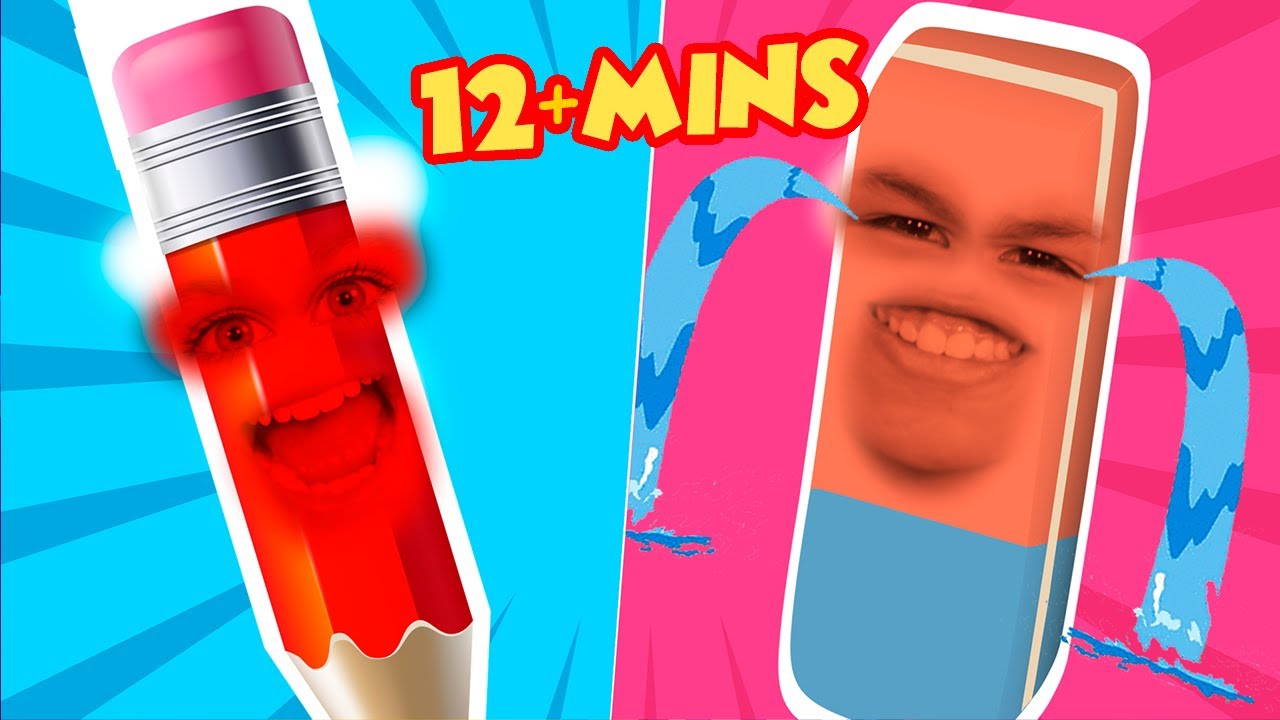 Funny Drawing Pencils + MORE | Millimone Kids Songs & Nursery Rhymes