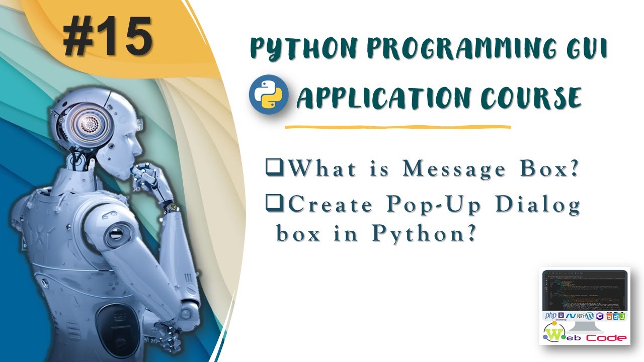 Create Pop-up Messagebox in  Python Tkinter #Part15