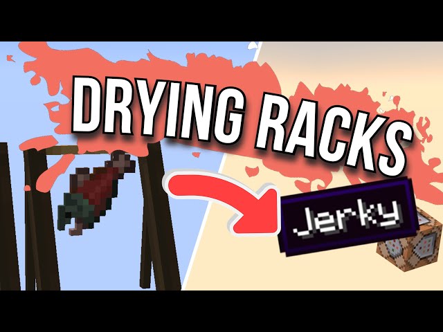 Drying Racks - Make jerky out of meat! Minecraft Data Pack