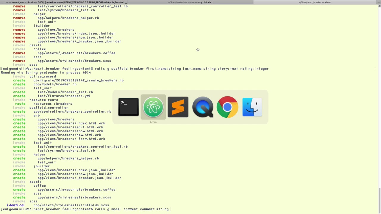 ruby on rails nested resources part 1