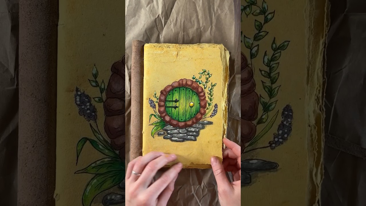 Hobbit house #oldsketchbook #hobbithouse #thehobbit #drawing #speeddrawing #sketch