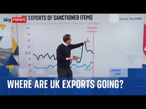 Are UK goods ending up in Russia despite sanctions?