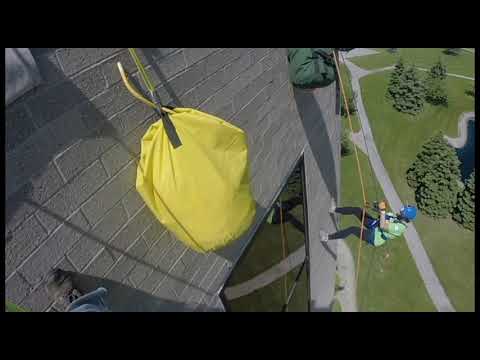 45 people rappel off of Covenant Hospital for United Way of Saginaw fundraiser