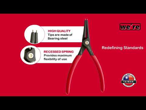 PR-SE180 External Straight Circlip Pliers / Precision Circlip Pliers