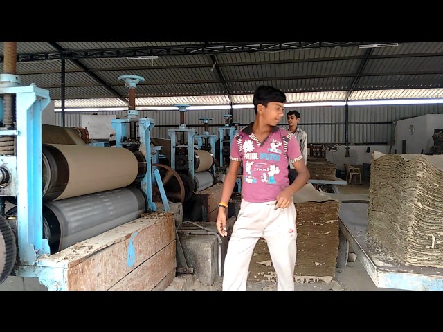 Sun Dry Paper Board Making machine - Waste Paper Board Making Machine ...