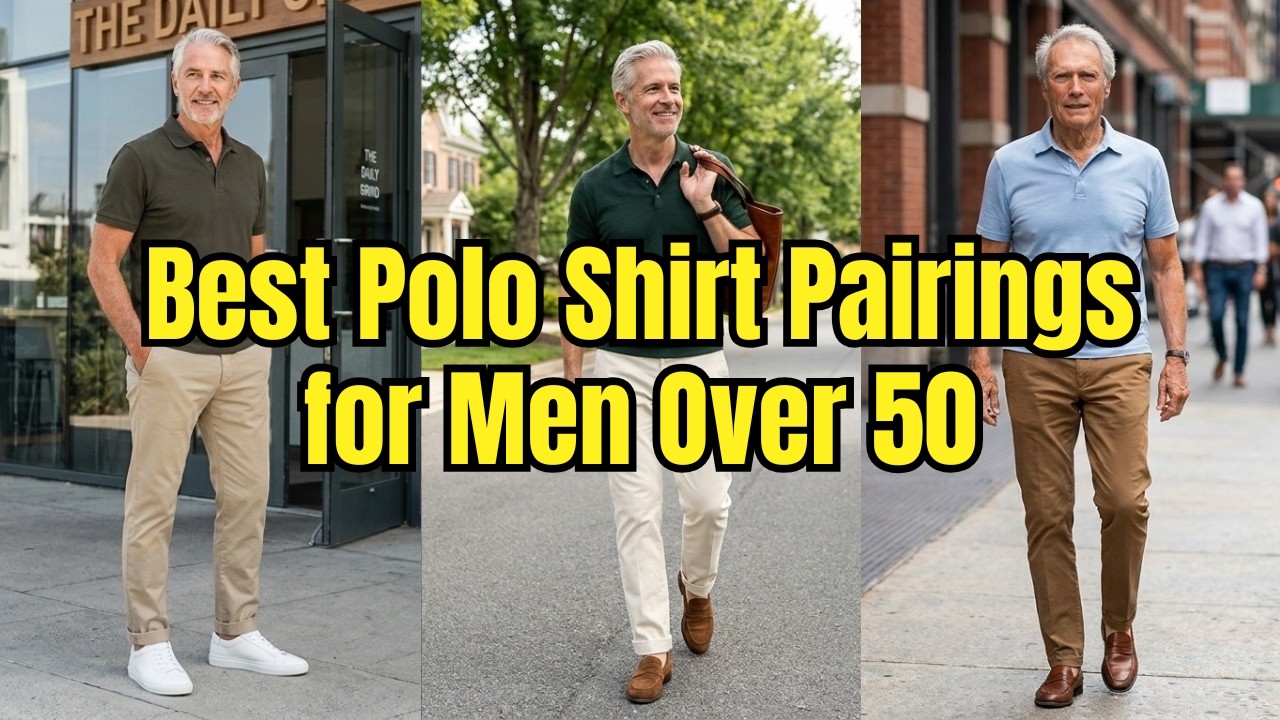 Best Polo Shirt Pairings for Men Over 50