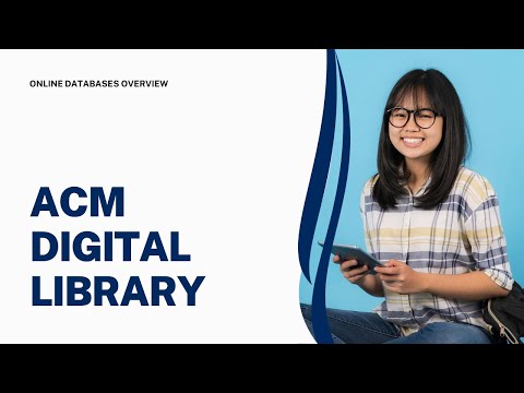 ACM Digital Library Intro
