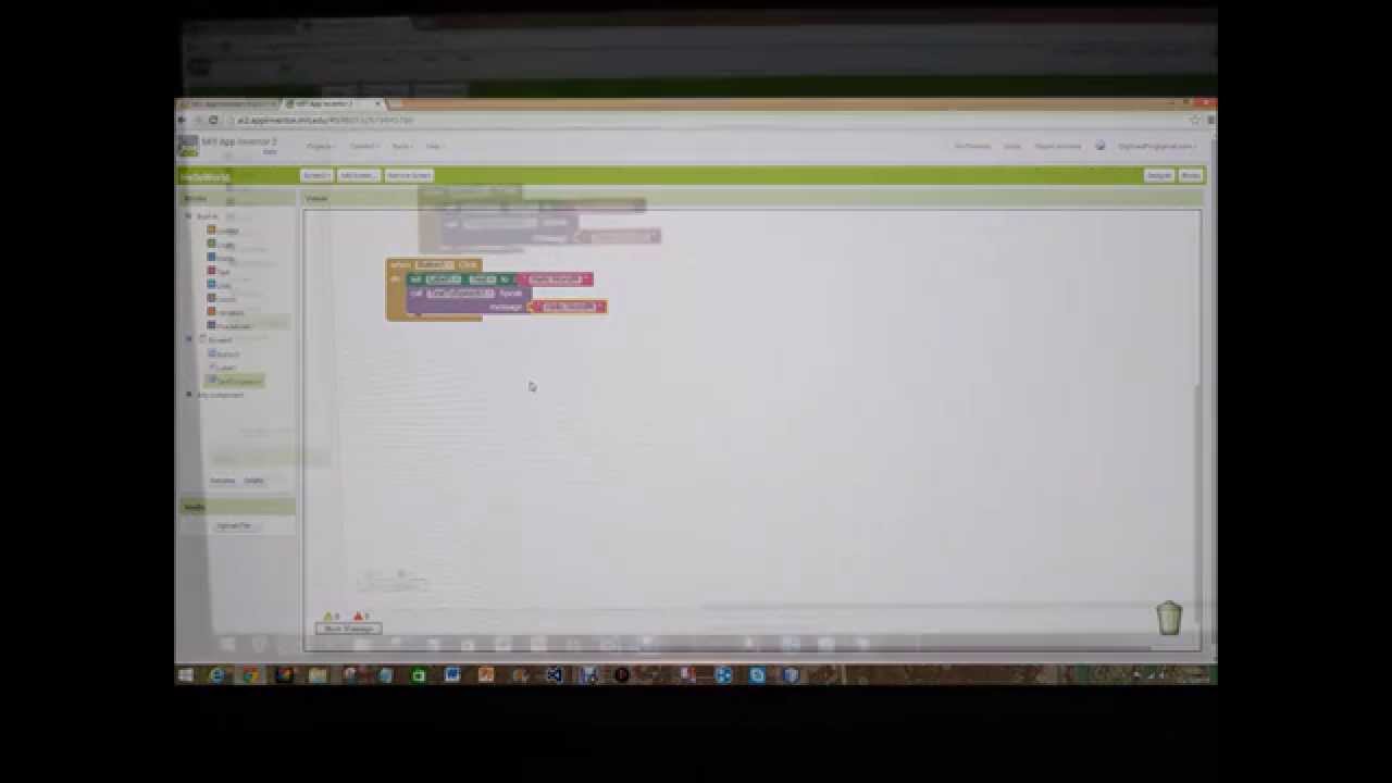 Hello World Tutorial - MIT app inventor