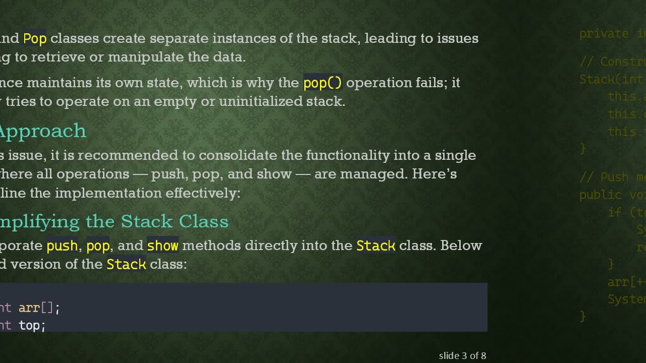 Stack Implementation in Java: A Comprehensive Guide