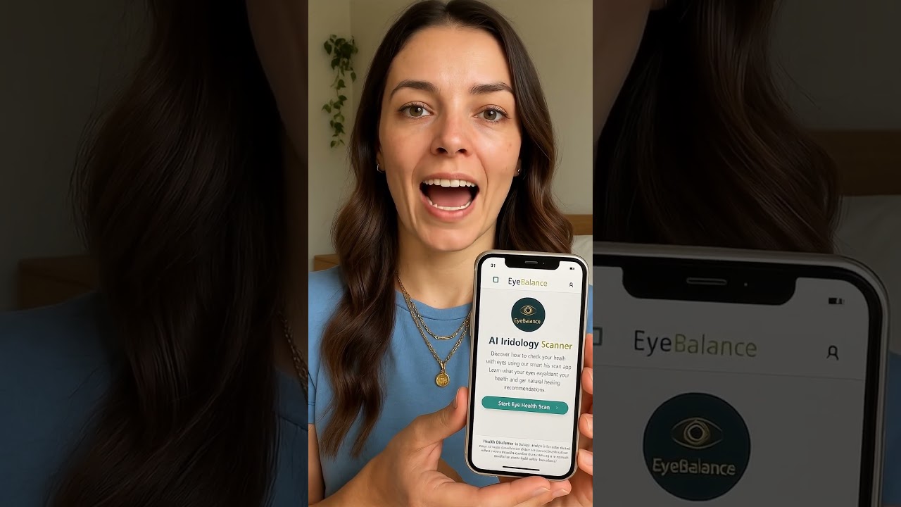 Your Eyes = Your Health. Iris Scan App for Wellness #iridology #holistic