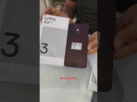 Oppo A3 5g || 6+128 || Nebula Red || Unboxing 🔥💯📸#smartcornervlog#oppo#unboxing#shorts