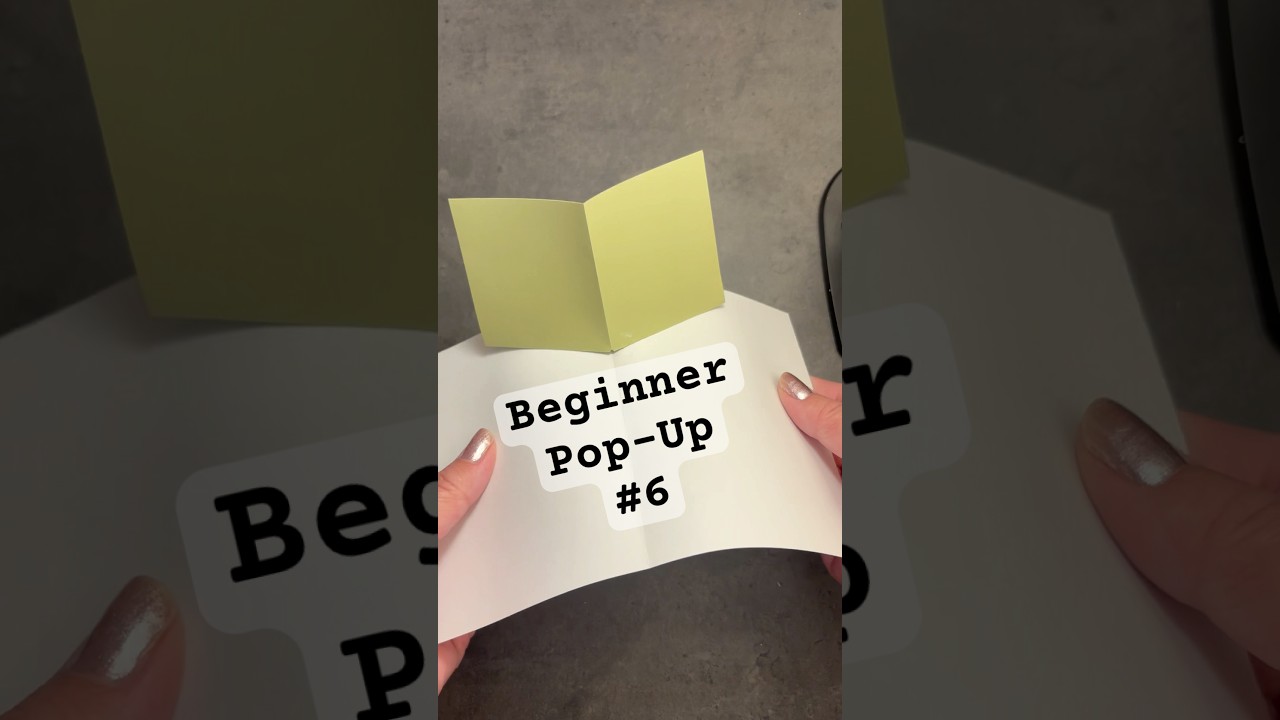 Make a V-Fold Pop-Up Card