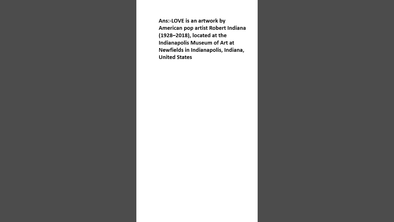 What is Love (Indianapolis)?