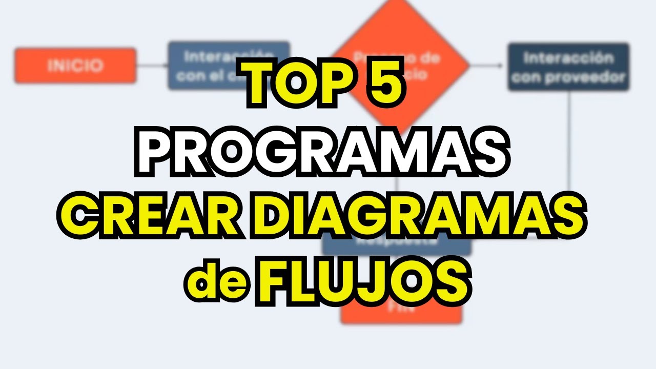 🥇 5 Mejores PROGRAMAS para CREAR DIAGRAMAS DE FLUJO