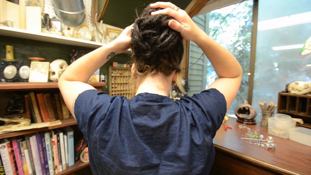 Favorite Dreadlock Updo TUTORIAL