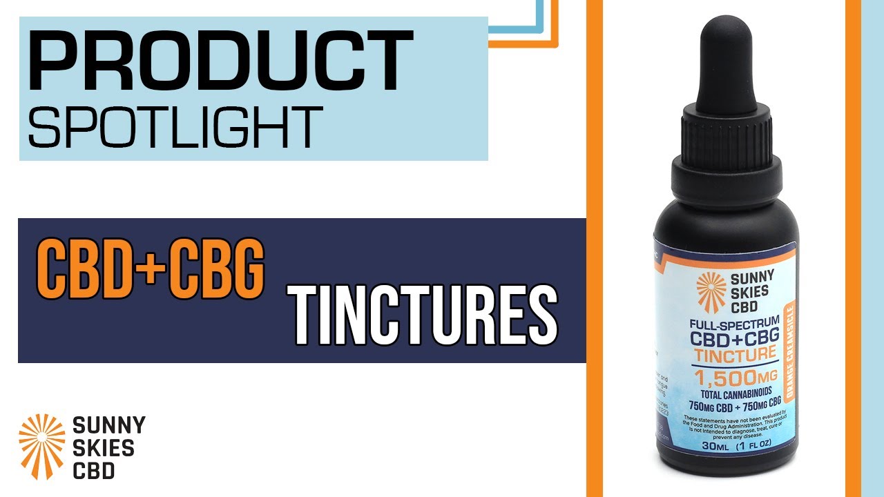 Product Spotlight: CBD+CBG Tinctures