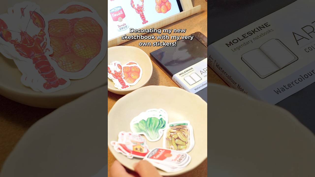 New #sketchbook #stickers #artistlife #artist #shorts #shortsfeed #shortsyoutube #shortsvideo