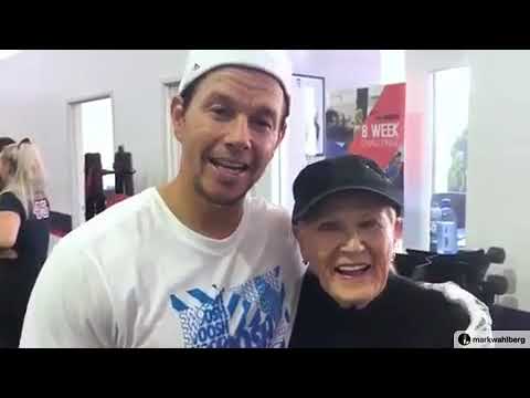 Mark Wahlberg Working Out with Elaine LaLanne