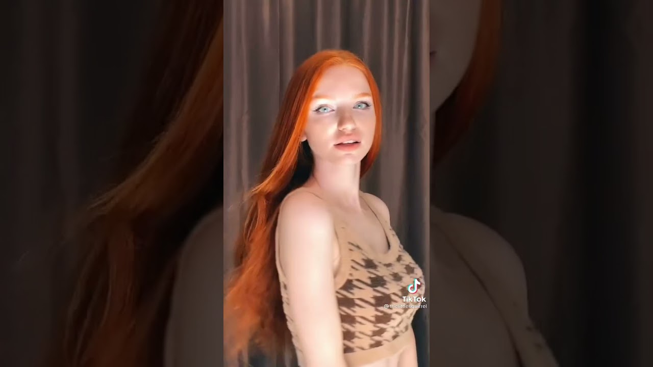 Beautiful red hair girl 🤦🏻‍♂️🤦🏻‍♂️🤦🏻‍♂️ TikTok challenge ginger 💜💜💜