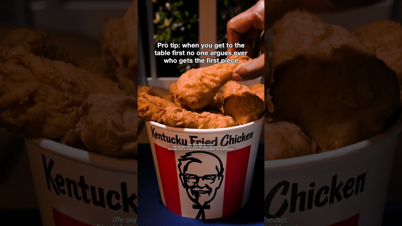 There's strict rules for $10 8pc Bucket Tuesday