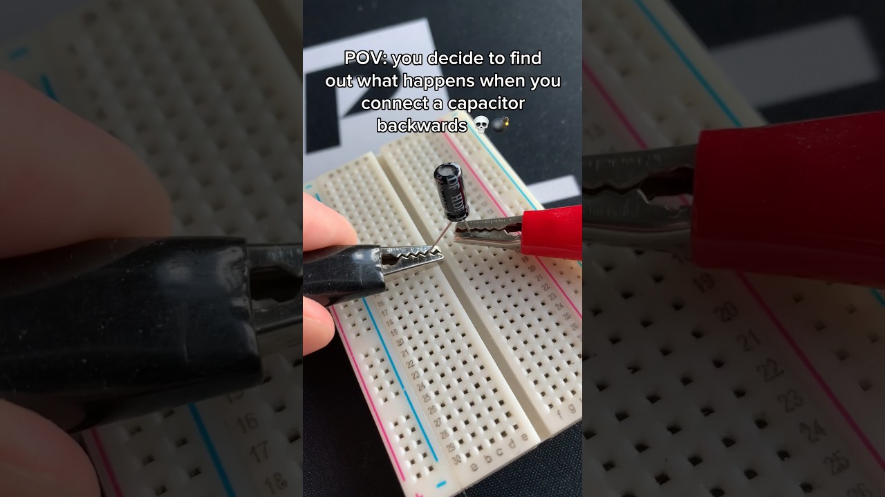 CRAZY Capacitor EXPLOSION! #engineering #electronics #electricity #explosion