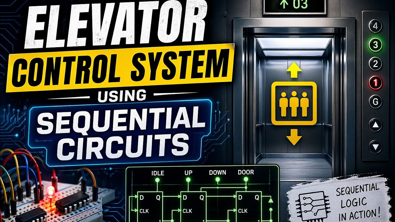 Elevator Control System Design Using Sequential Circuits Explained