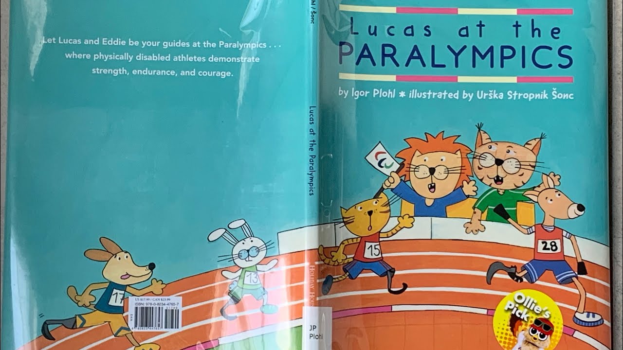 Lucas at the Paralympics.  A children’s book about understanding physical disabilities. 🦽