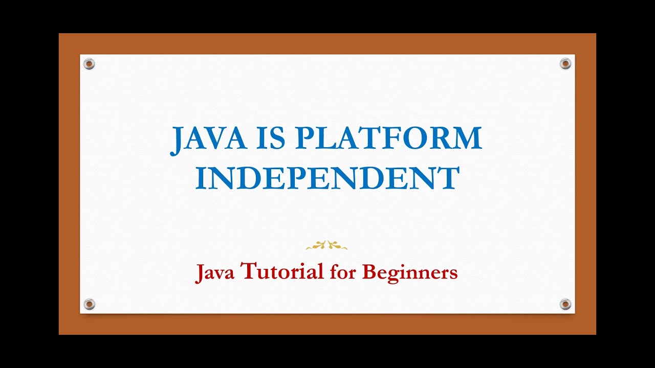 Java is Platform independent | How java can run on multiple platforms