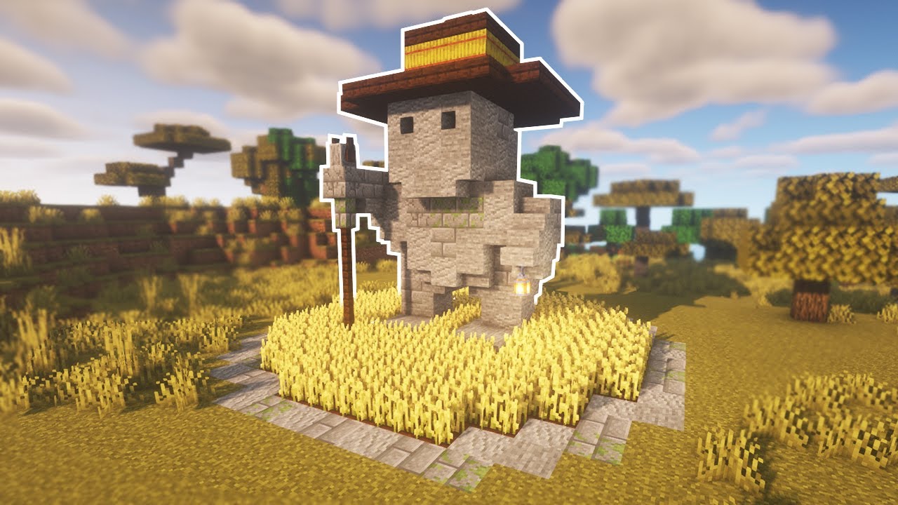 This Statue will Look Great On your Farm!! (MUST BUILD) - Minecraft ...