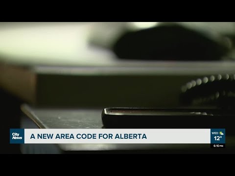 New area code for Alberta