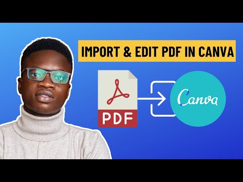 How To Edit PDF Documents in Canva