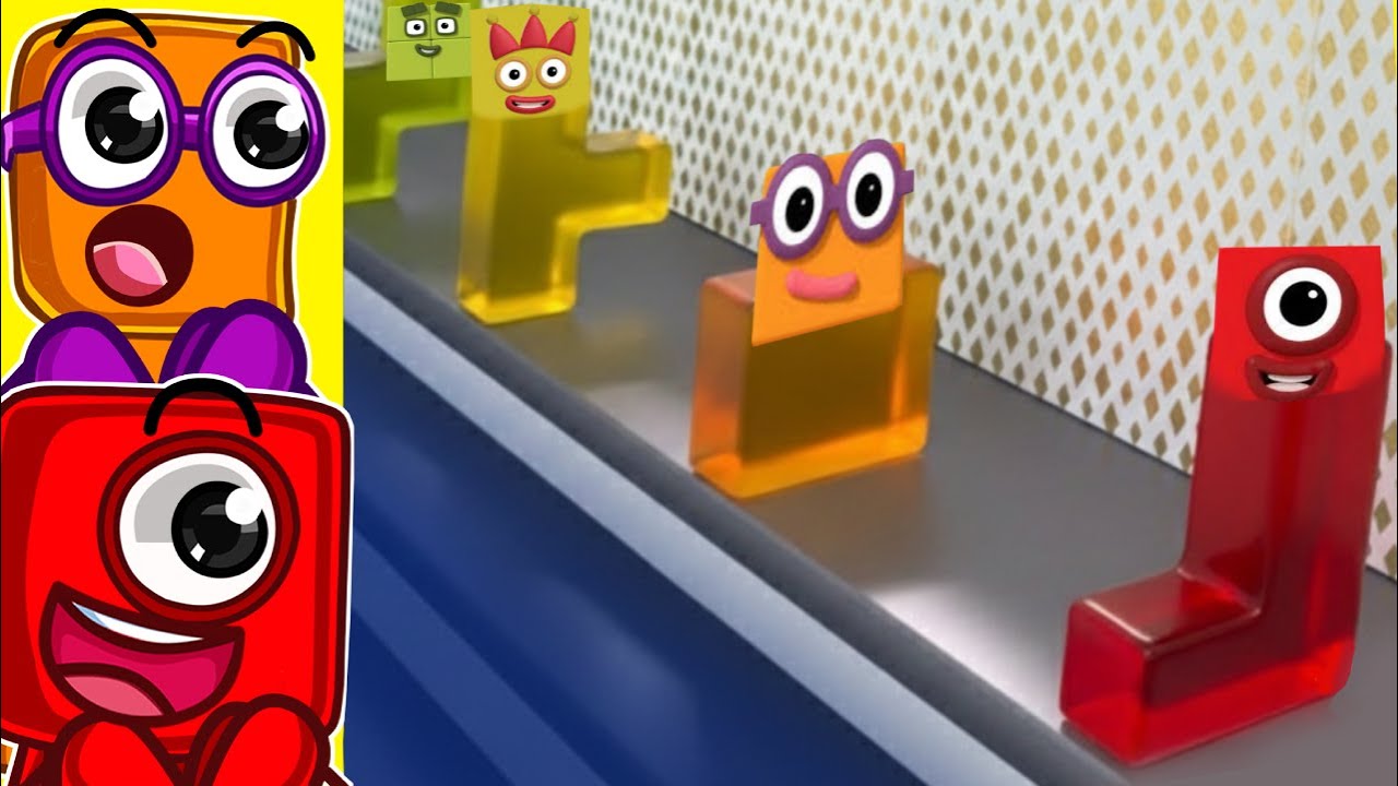 NUMBERBLOX ULTIMATE GUMMY RACE!!!