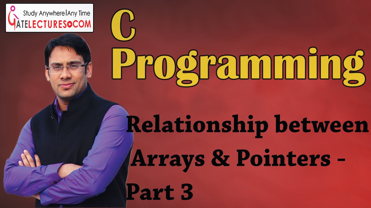 C Programming 19 Relationship between Arrays & Pointers