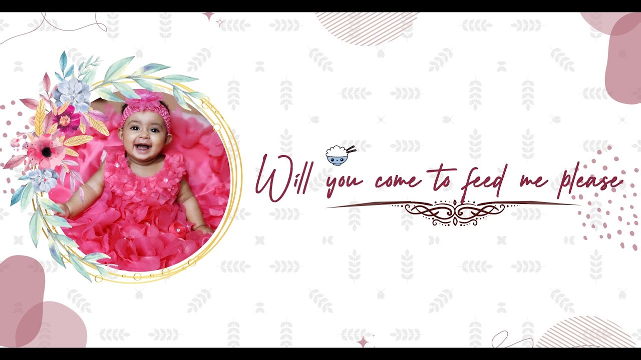 Rice Ceremony Invitation video | annaprashan invitation | 2022