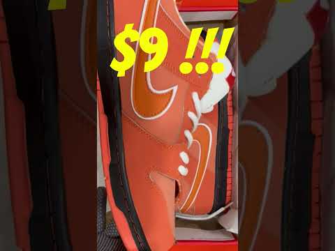 $9 !!! UNBOXING SOON ! CHEAPEST NIKE DUNK SB ORANGE LOBSTERS ! #nike #sneakers #nikedunk
