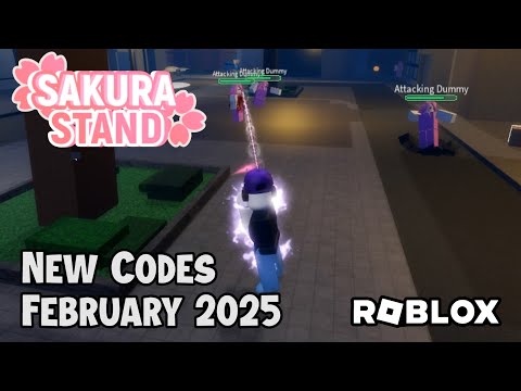 Roblox Sakura Stand New Codes February 2025