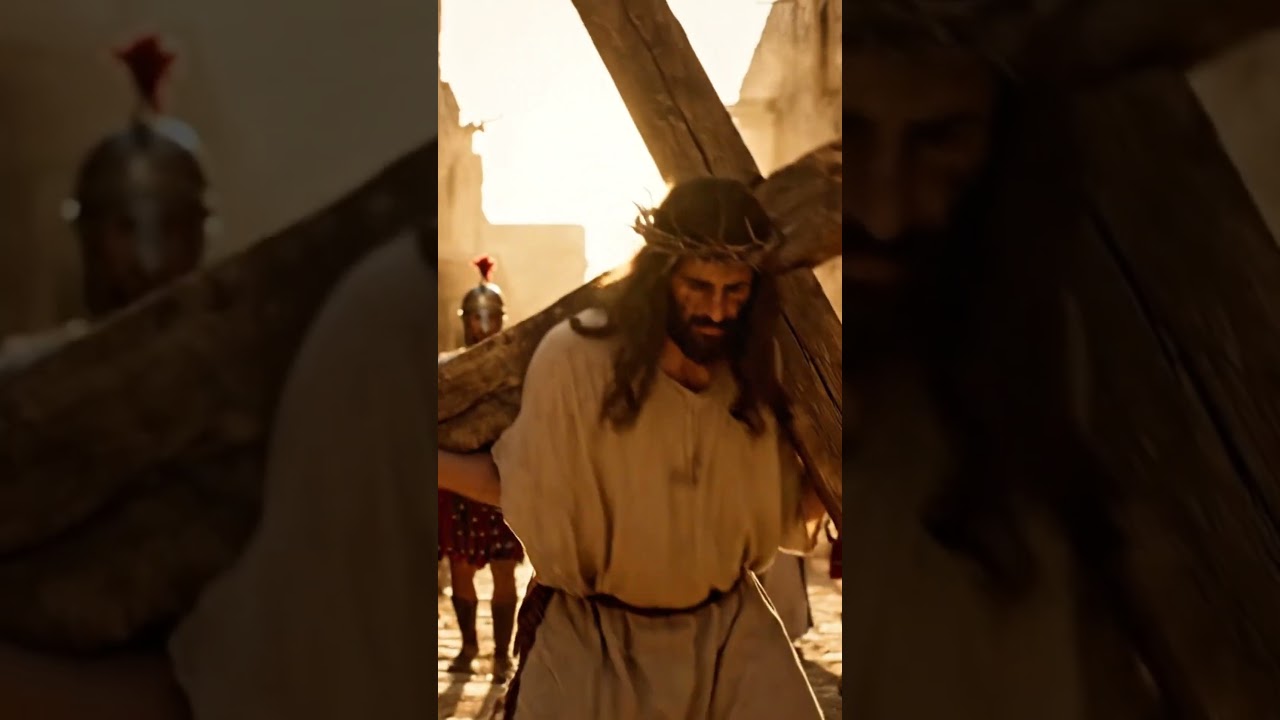 VII – Jesus Falls the Second Time | The Hardest Step of the Cross #jesus #christianshorts