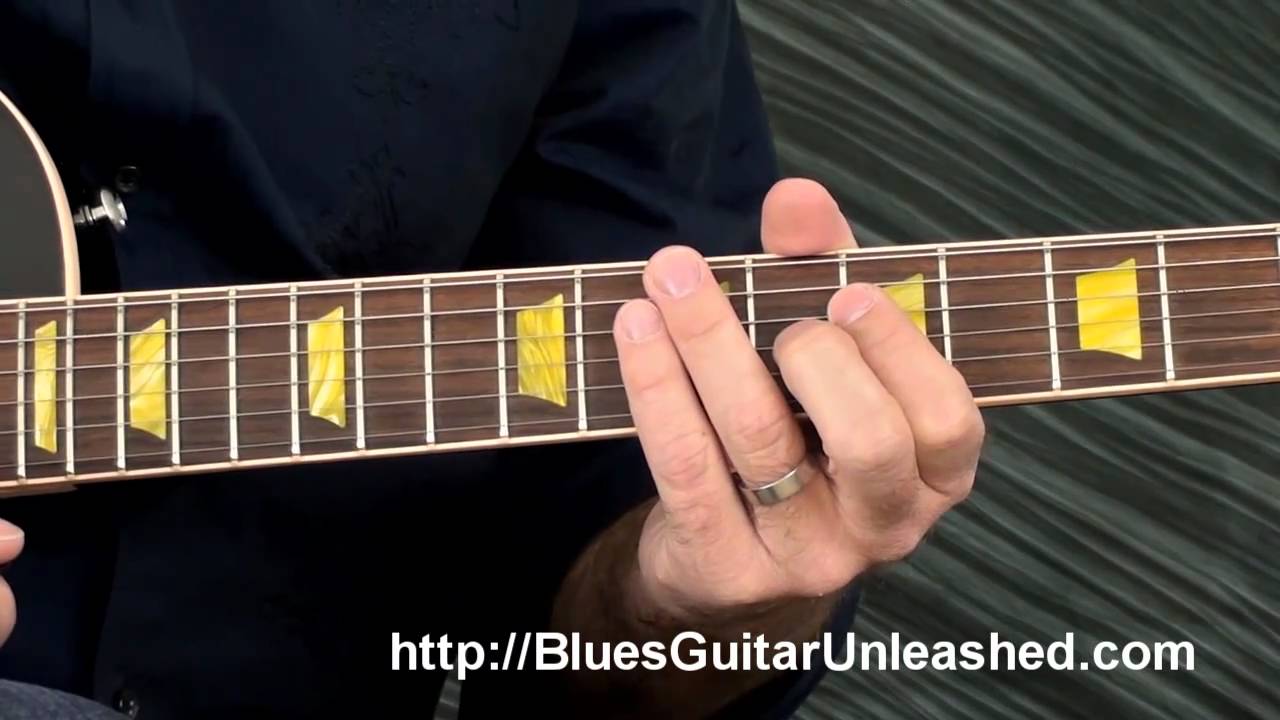 Blues Rhythm Guitar Lesson: Easy 2 Note Chords 12 Bar Blues