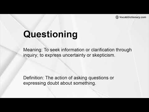 Questioning Meaning