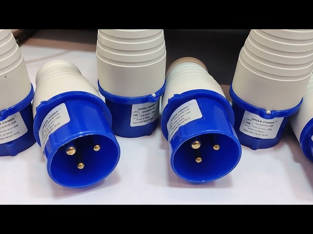 Industrial Plug And Socket - GREEN POWER 16 Amp 3 Pin Industrial Plug ...